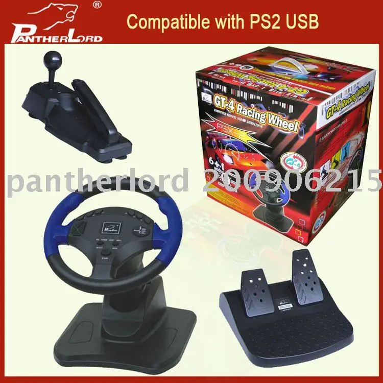 Speed racing wheel for PS2 USB GT4 wheel racing wheel+factory