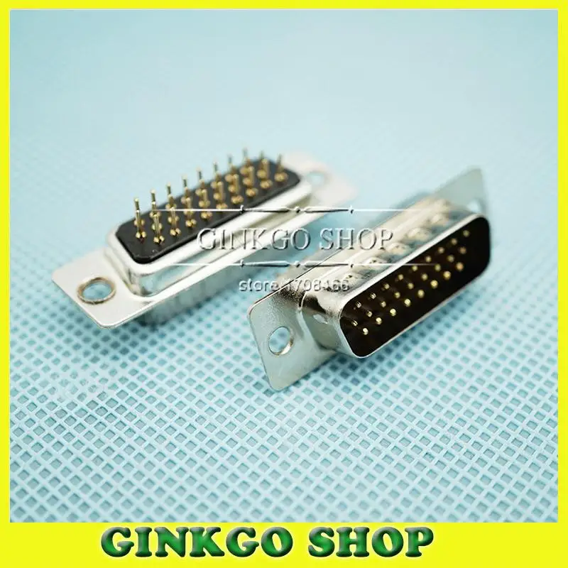 100pcs/lot D SUB HDP 26M DP26 Male Socket 26P 3rows Serial Port DP26 ...
