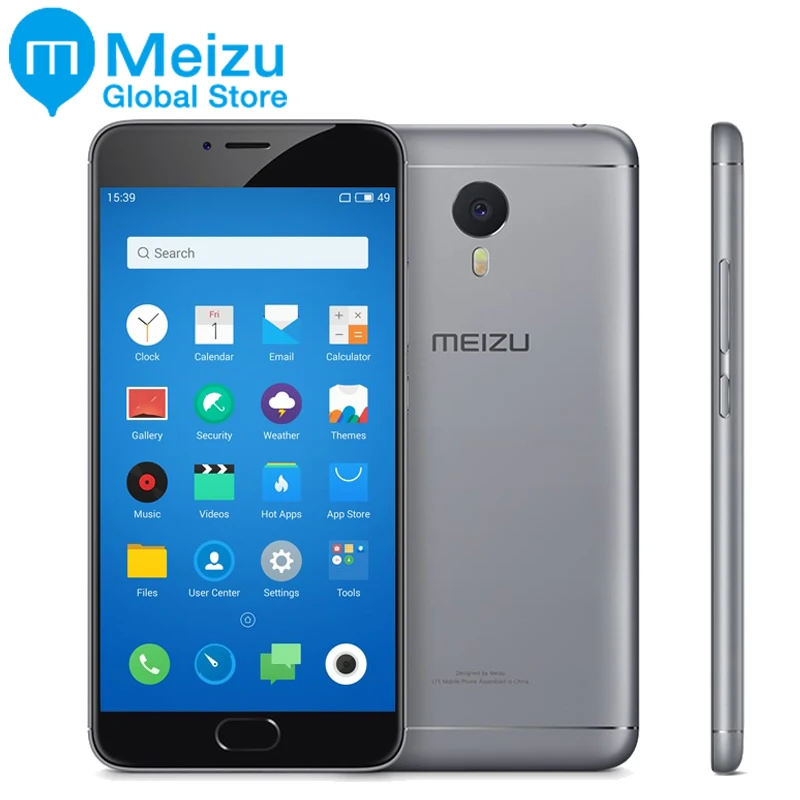 Original Meizu M3 Note 2GB 16GB Global firmware 4G LTE cell Phone ...