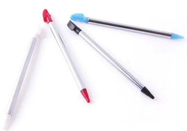 1 pcs red blue & black white slot steel stylus touch pen set for ...