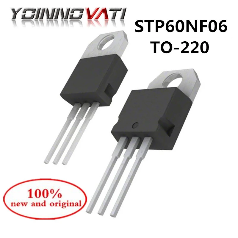 P60NF06 STP60NF06 TO 220 FET MOSFET 60V60A 100% new and original|Connectors| - AliExpress