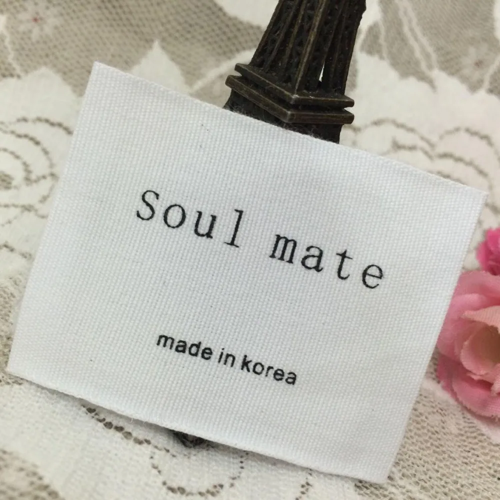 Customized Garment Labels Clothing Tags Custom Cloth Tag Custom Woven 