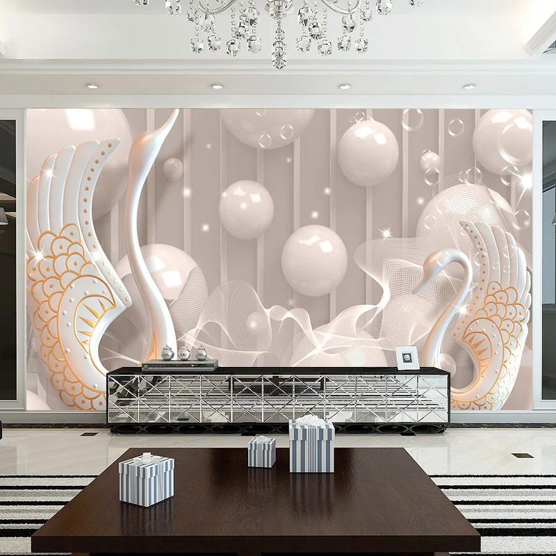 5D Wall Papel Murals Wallpaper for Living Room 3d Wall Murals Ceramic ...