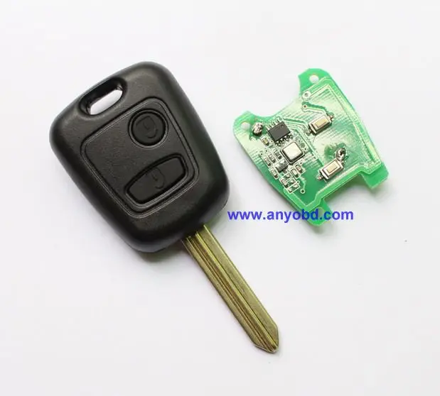 Nuevo para Citroen Elysee fob 2 botón remoto control clave 434 MHz|fob ...