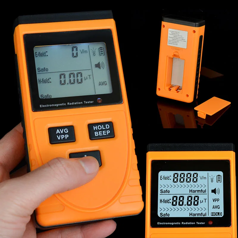 GM3120 Portable Digital Electromagnetic Radiation Detector Meter ...