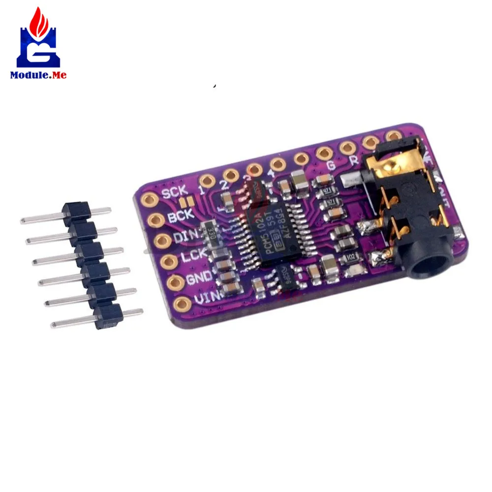 Interface I2s Pcm5102 Dac Decoder Gy Pcm5102 I2s Player Module For Raspberry Pi In Integrated