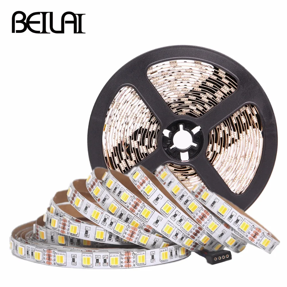 Double Color LED Strip 5025 2 in 1 DC12V Flexible LED Light Strip 5050 ...