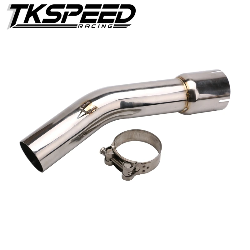 Motorcycle Exhaust Pipe front bend Pipe Motorbike Mufller Middle Pipe ...