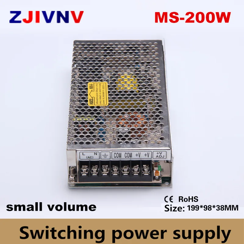 mini/small size 200w switching power supply single output 5v 30a ...