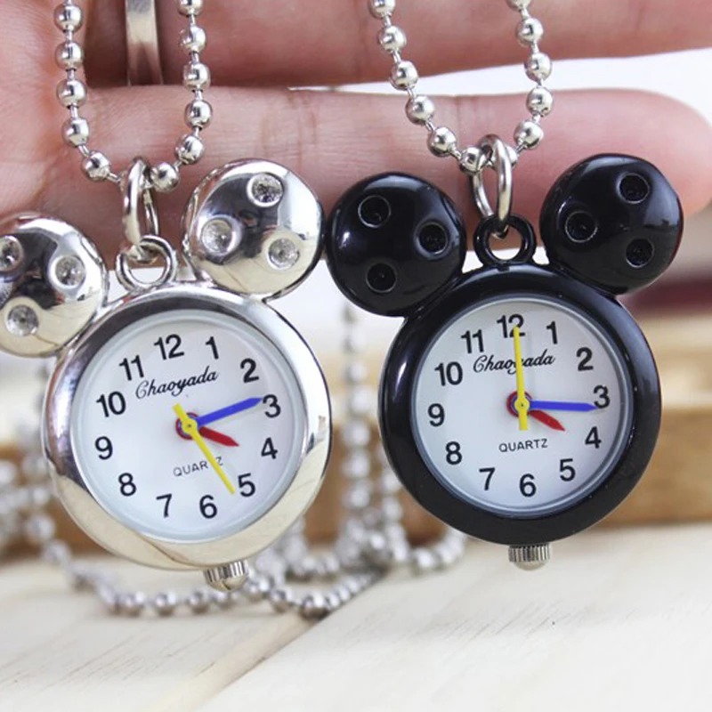 chaoyada The Shape Cute Lovely Cartoons Animal Pocket Fob Watch Vintage ...