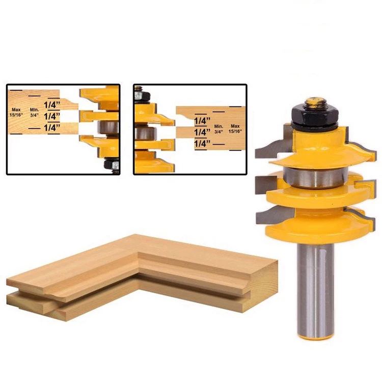 Freeshipping High quality grade alloy Rail and Stile Router Bit Ogee ...