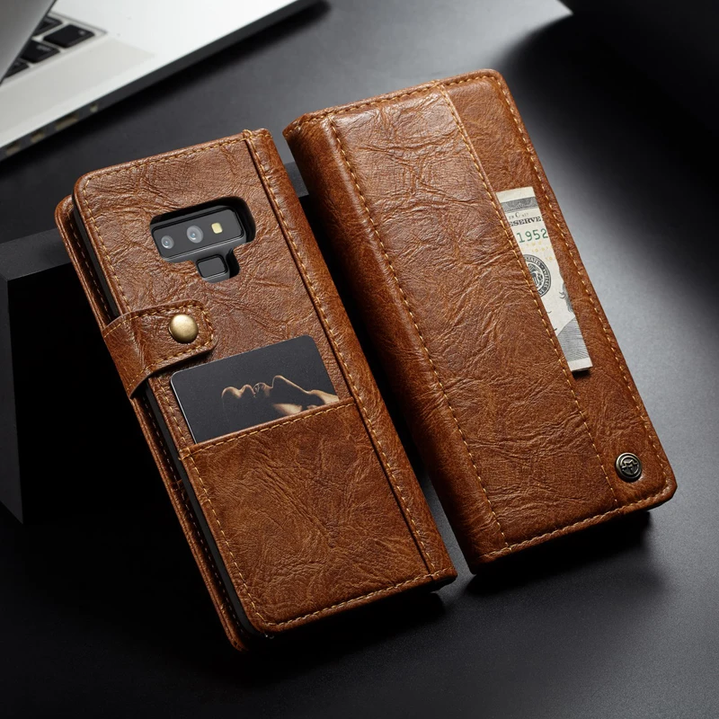 Original Caseme Leather Case For Samsung Galaxy Note 9 Wallet Cover