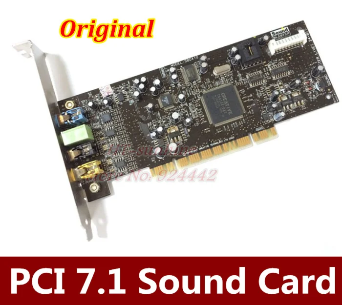 오리지널 크리에이티브 랩스 사운드 카드 블래스터 SB0410 PCI 7.1 24Bit 사운드 카드 SB0410|creative ...