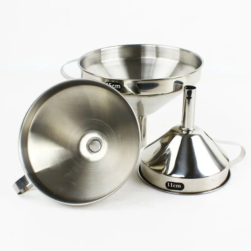 Latest popular high quality large oil stainless steel metal funnel ...