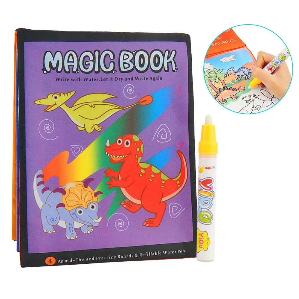 Magic Water Drawing Book Sets Doodle & Magic Pen Painting Board Classic ...