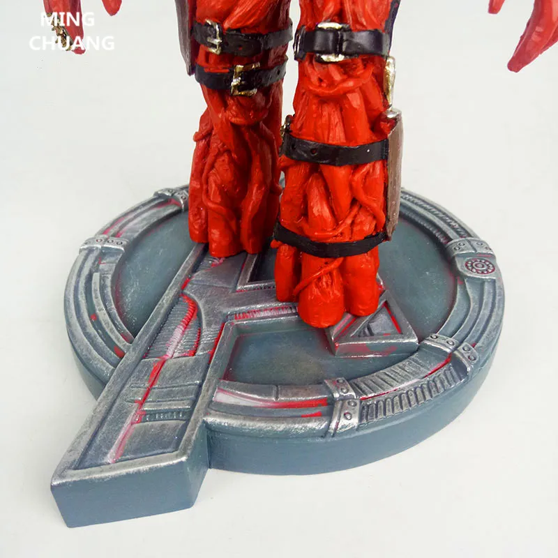 Play Arts Avengers Statue Superhero Deadpool Bust Tree Man COS X-Men ...