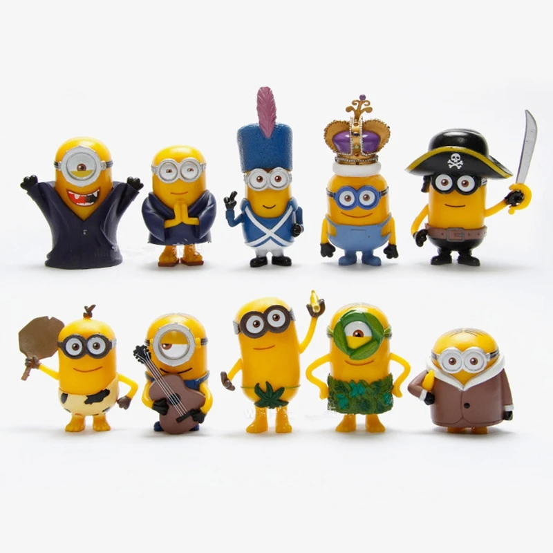 10 Pcs/Lot New Cute 3D Little Yellow People Series Fridge Magnet Early ...