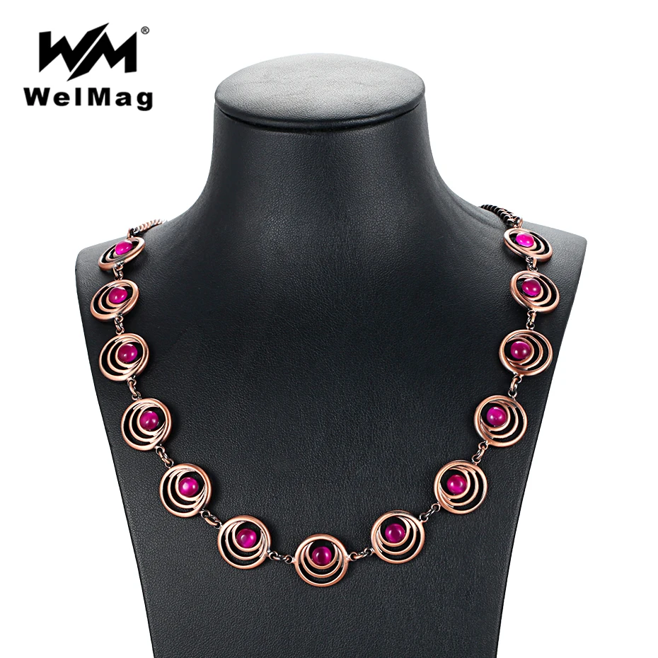 WelMag-Copper-Necklaces-for-Women-Magnetic-Luxury-Opal-Necklace-Jewelry ...