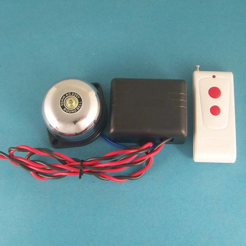 Función de control remoto inalámbrico con manual fuego fuego campana 2 ...