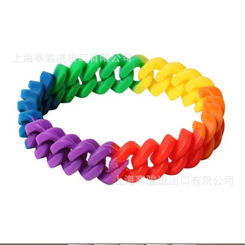 LGBT Pride Silicone Rubber Bracelet (Various Designs) - Queerks™