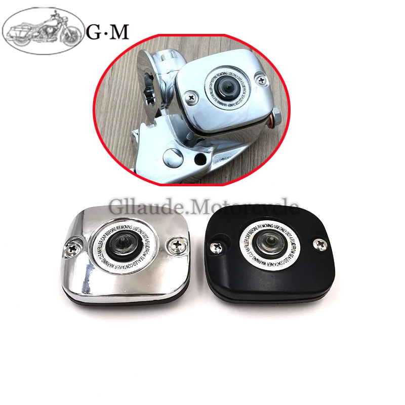 Front Brake Pump Master Cylinder Cover Cap Oil Cup Cover For Harley ...