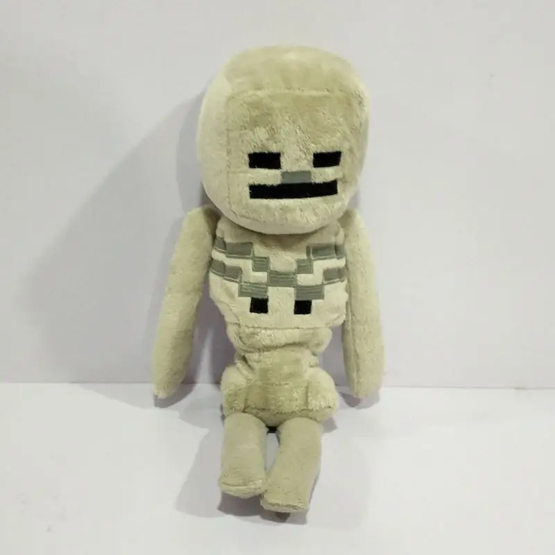 Minecraft Toys 34CM Minecraft Skeleton Plush Stuffed Toys Movie Toys ...