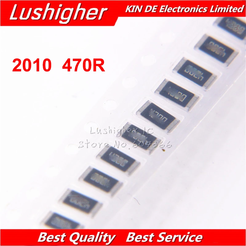 100pcs 2010 Smd Resistor 3/4w 1% 470r 470 Ohm 470ohm 4700 - Resistors ...