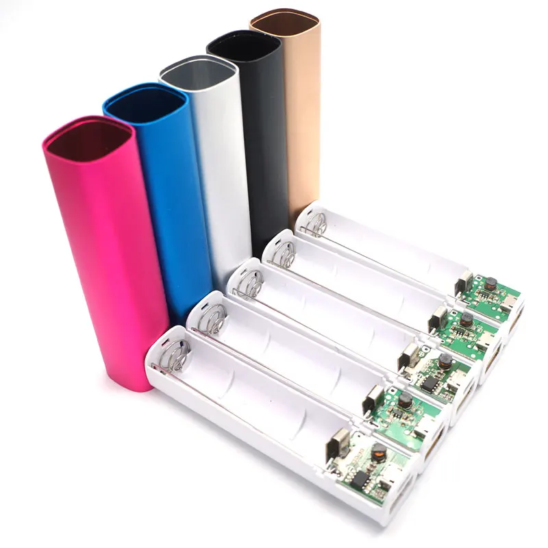 18650 Aluminum alloy Battery Case Box/DIY USB Portable Charger Power ...