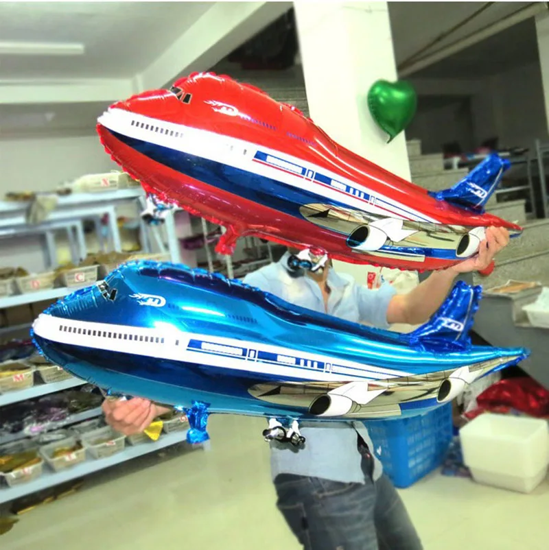 Large airplane balloon Foil Balloons Cartoon Happy Birthday Wedding ...