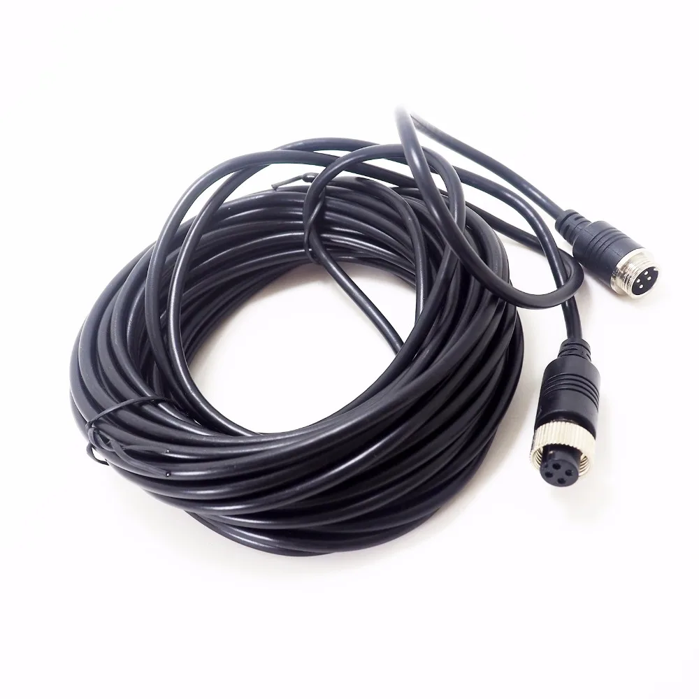 4Pin Aviation Extension Cable For Rear View Backup Camera Truck Trailer ...