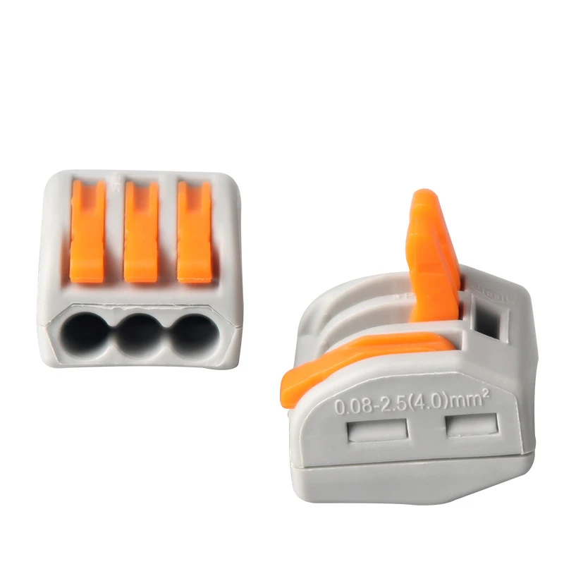 (50 pcs/lot) PCT213 Universal Compact Wire Wiring Connector 2 pin ...