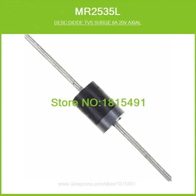Free-Shipping-MR2535L-DIODE-TVS-SURGE-6A-20V-AXIAL-2535-MR2535-Microde ...