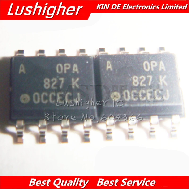 10 piezas OPA827 OPA827AIDR SOP 8 OPA827AID SMD OPA 812 K|Circuitos ...