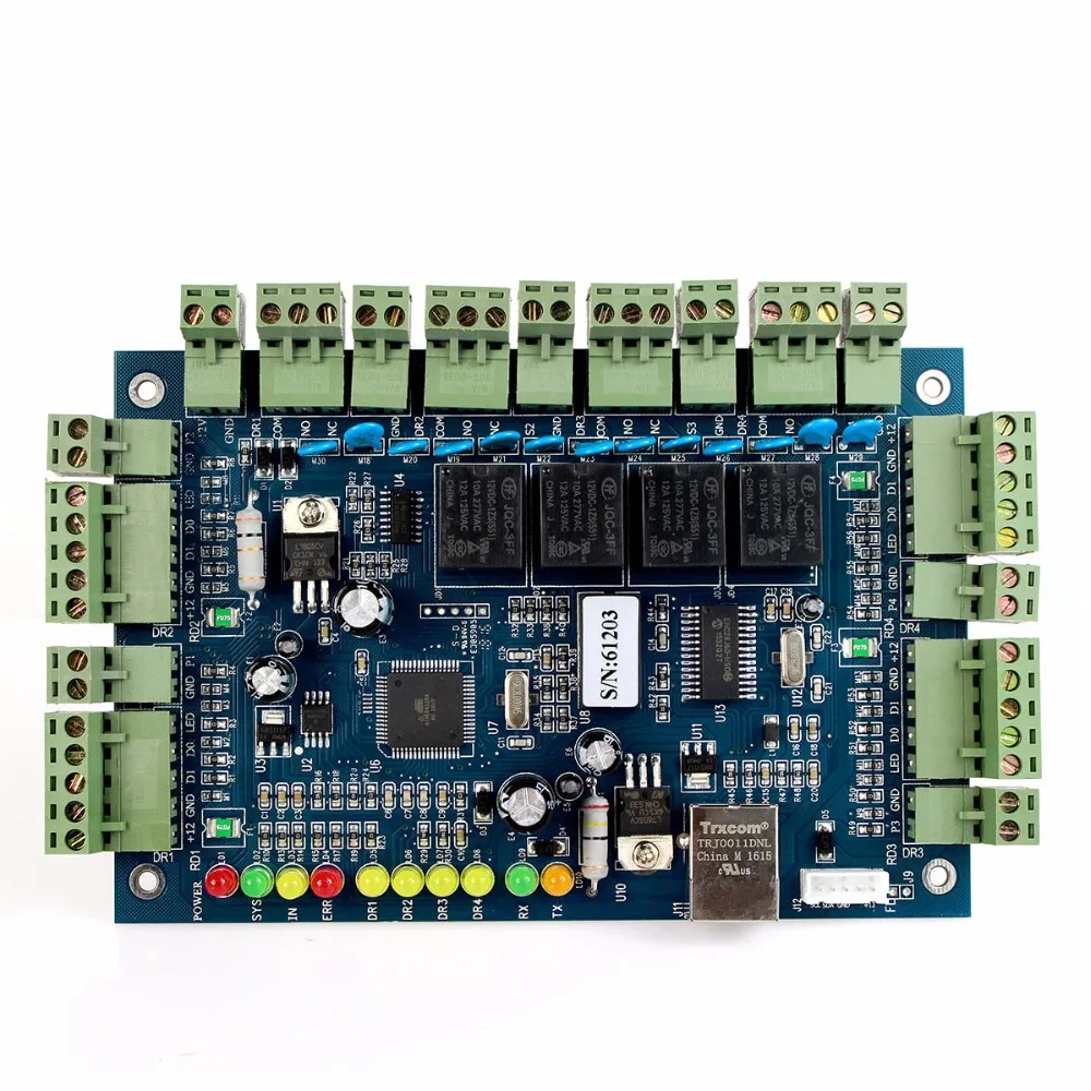 TCP/IP Access Control Panel Four door One way software Access Control ...