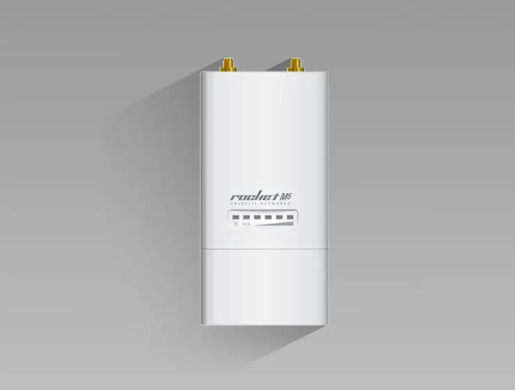 Ubiquiti RocketM5 5GHz Hi Power 2x2 MIMO TDMA airMAX BaseStation ...