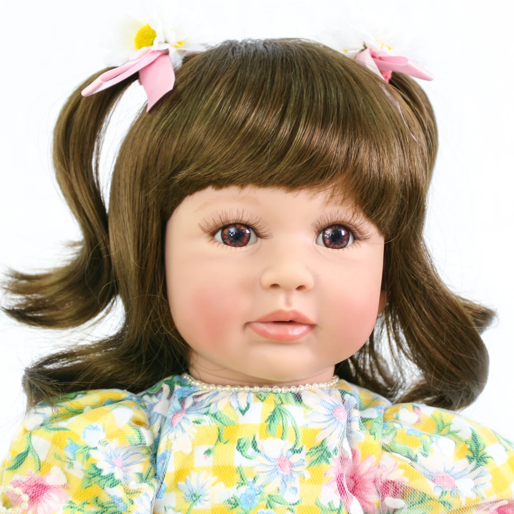 60cm silicone reborn bebê boneca brinquedos 24 polegada princesa ...
