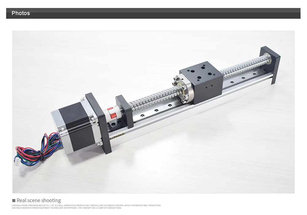1100- 2000mm C7 DC Linear Actuator Motor Ballscrew Motion Stage ...