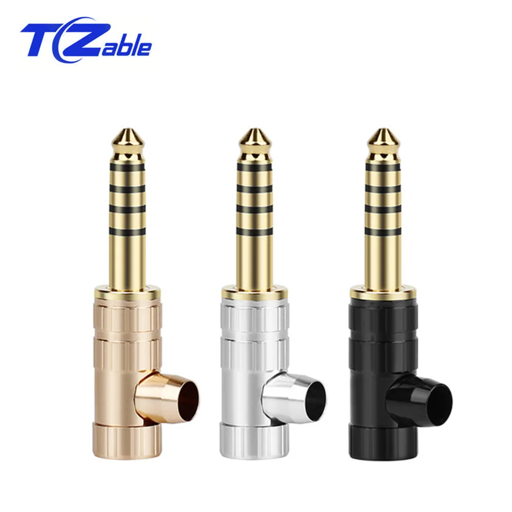 4.4mm Balanced Plug 5 Pole Stereo Gold Plated Audio Connector For NW ...