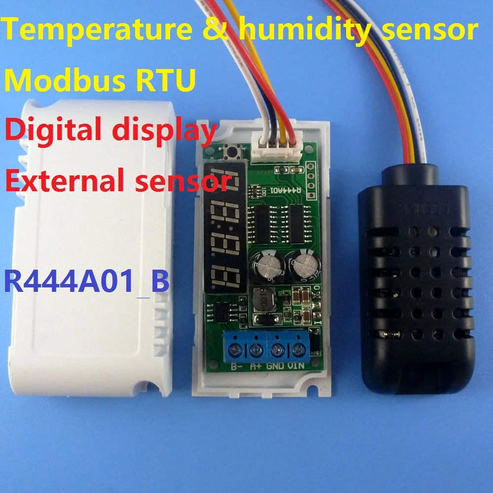 Dc 5 24v rs485 modbus rtu display digital com sensor de temperatura e ...