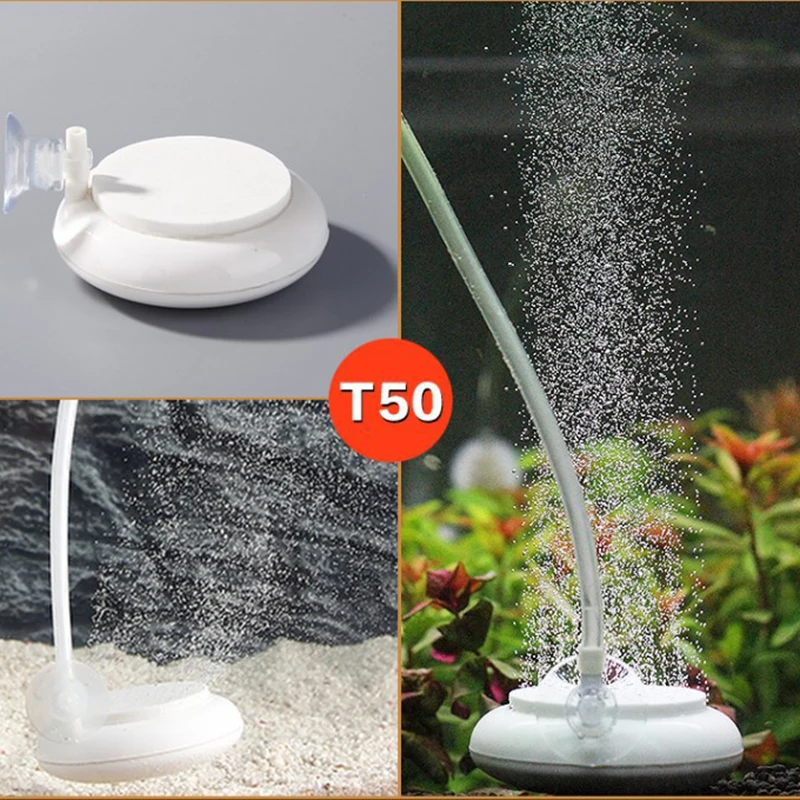 Гидропоника аквариум Кислорода Насос Шланг для Воздуха Bubble каменного ...