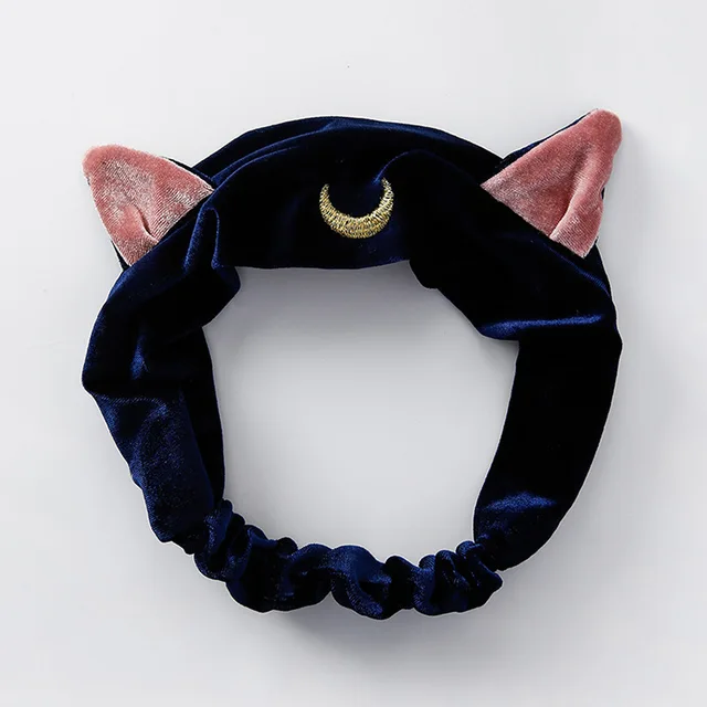 Luna Cat Ears Headband Anime Cosplay Accessory