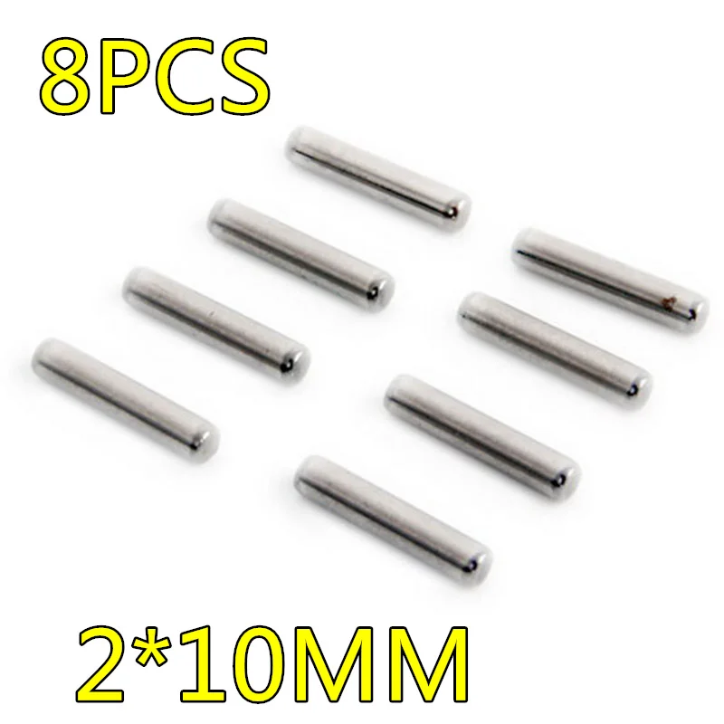 8pcs-Steel-2x10-mm-Axle-cross-Pins-Wheel-Hex-fit-1-10-Tamiya-TRAXXAS ...