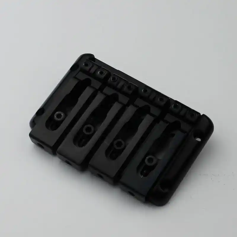 8 STRING BASS GUITAR BRIDGE 8 string CHROME/BLAK BB208|bass guitar ...