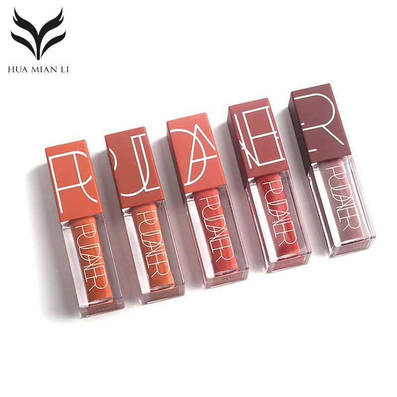 Matte Lip Gloss Nude Lip Makeup Waterproof Liquid Lipstick Long Lasting