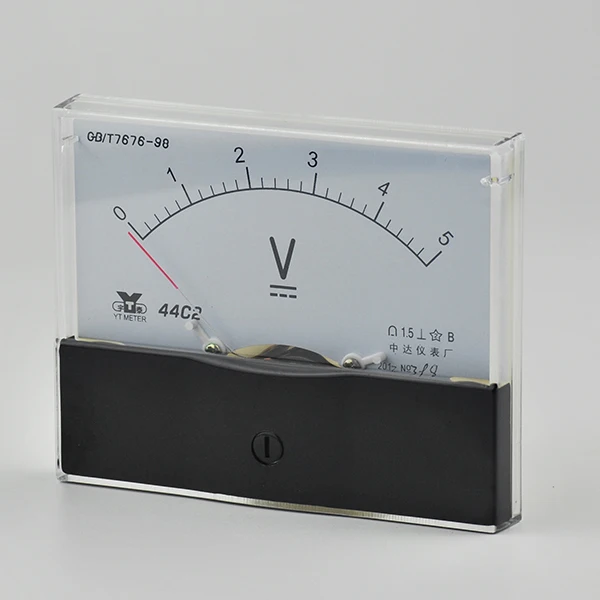 Aliexpress.com : Buy 44C2 Model DC 5V Analog Voltmeter Voltage Meter ...