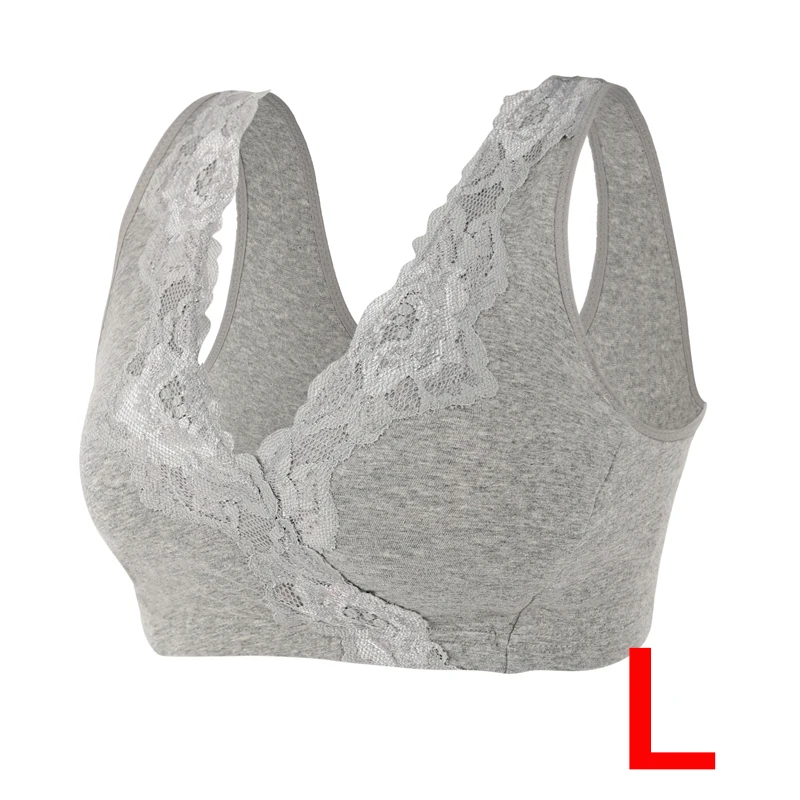 Fashion High Quality Wire Free Plus Large Size Cotton Nursing Bra