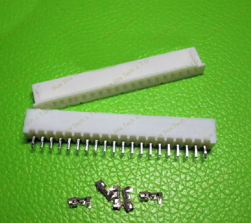 10sets 20 Pin Connector leads Heade 2.54mm XH 20P Kit (male&female ...