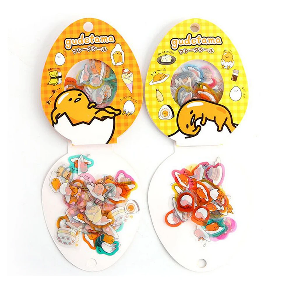 Gudetama Lazy Egg Stickers Pack - KawaiiMerch.com
