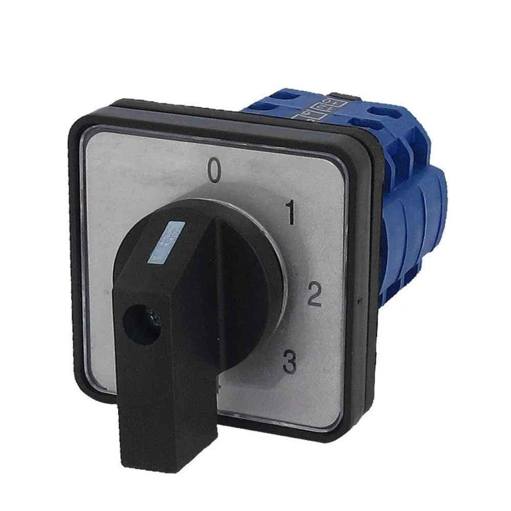 Latching 12 Terminals 6 Position AC 660V 20A Cam Combination Changeover ...