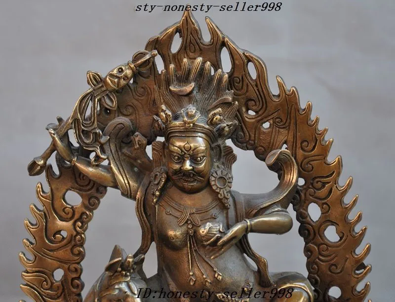 christmas Tibet Buddhism Bronze Palden Lhamo Setrap Deity Tantra Buddha ...